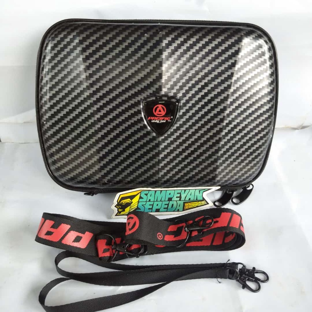 Jual Tas Front Block Model Koper Mini Sepeda Lipat Tas Depan Seli Hitam ...