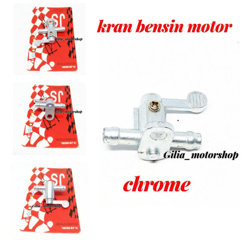 Jual Kran Bensin Motor keran Full Babet Motor Variasi silver Universal | Shopee Indonesia