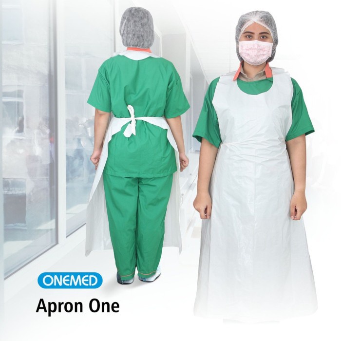 Jual APRON ONE ONEMED ORIGINAL | CELEMEK PLASTIK ONEMED isi 10pcs ...