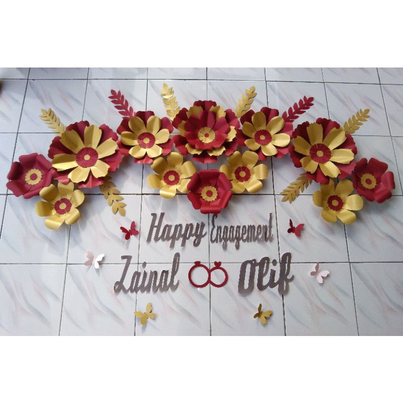 Jual paperFlowers bunga kertas lamaran | Shopee Indonesia