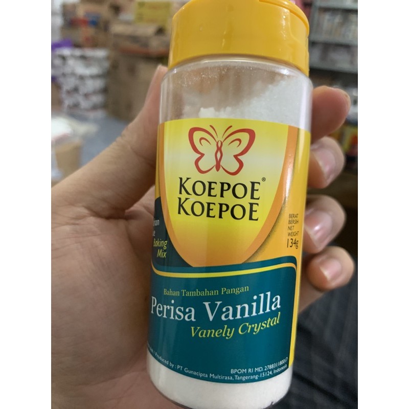 Jual kupu koepoe vanilla 134gr vanely vanili crystal vanilli | Shopee ...