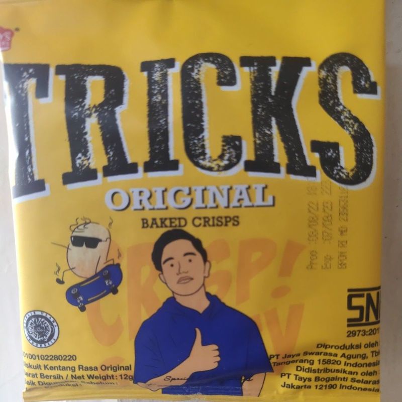Jual Tricks Baked Crisps Kaesang Pangarep | Shopee Indonesia