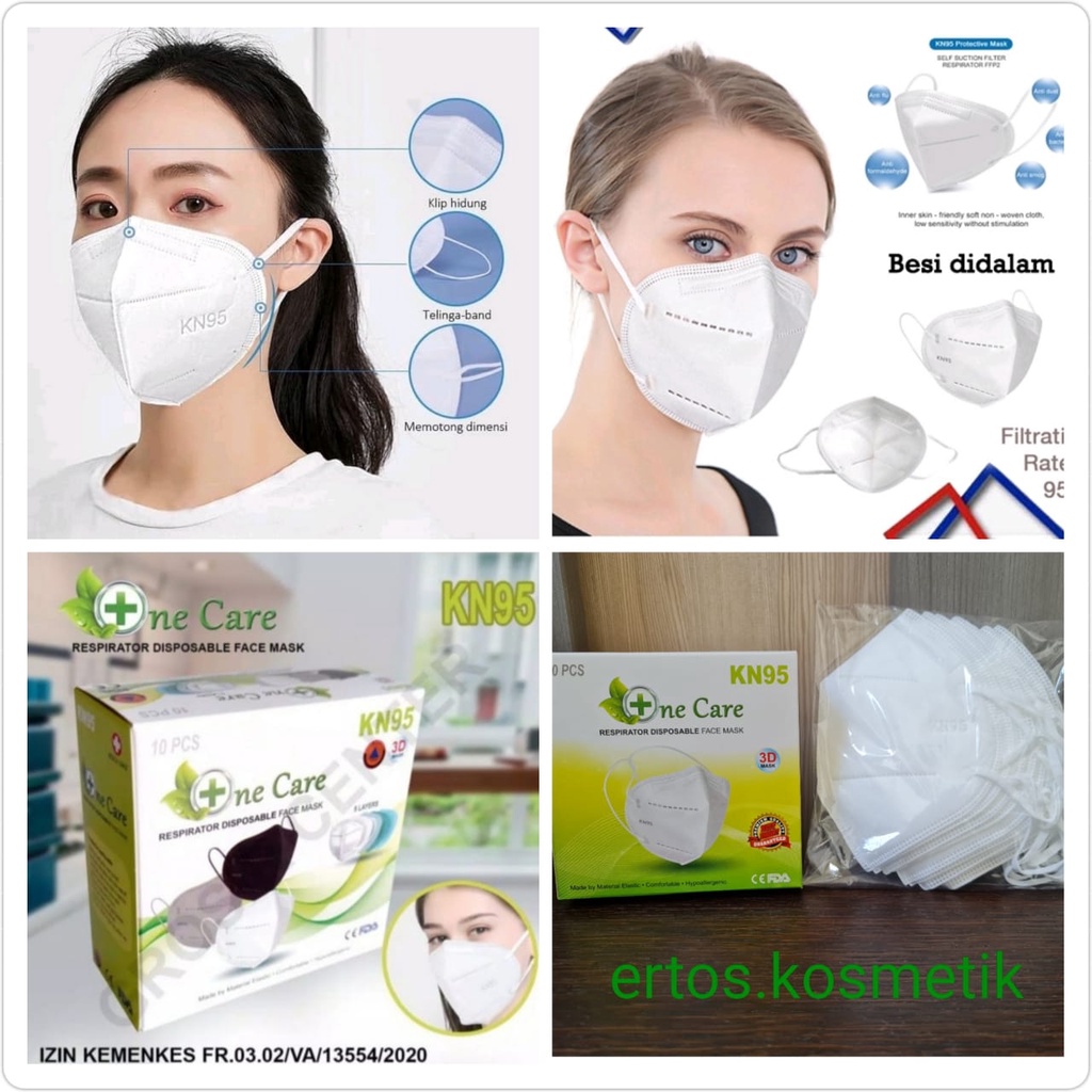 Jual ONE CARE MASKER MEDIS KN95 KN 95 N95 N 95 5 PLY HIGH QUALITY PER ...