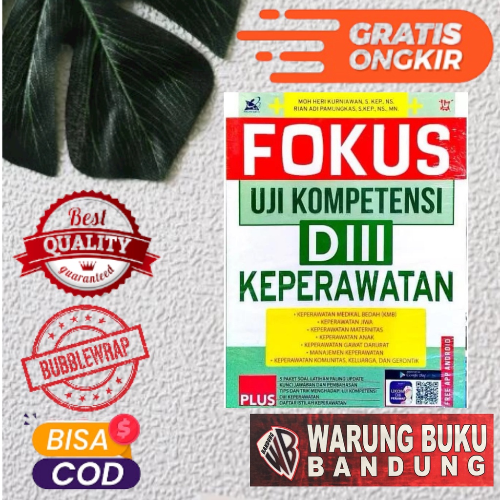 Jual Buku Fokus Uji Kompetensi DIII - D3 Keperawatan Tahun 2022 - Moh ...