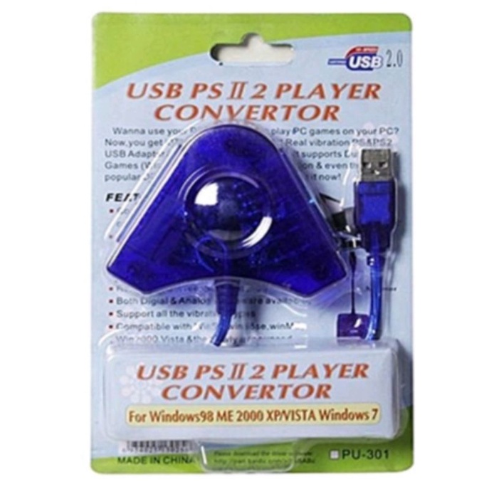 Jual CONVERTER STICK PS2 ke PS3 / PC Double | Shopee Indonesia