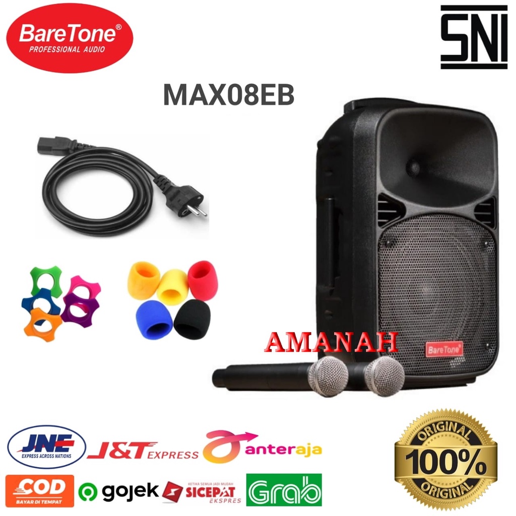 Jual SPEAKER PORTABEL WIRELESS MEETING BARETONE MAX8EB BARETONE MAX 8EB ...