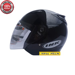 Jual HELM// HELM INK CENTRO JET SOLID// BLACK METALIK// INK ORIGINAL ...
