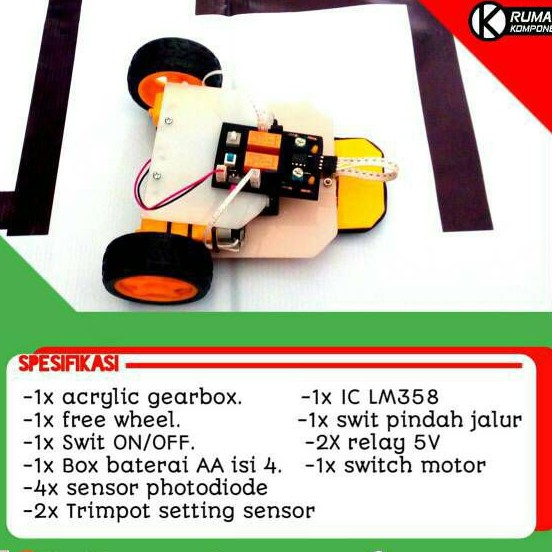 Jual Robot line follower pengikut garis line tracer analog kit edukasi ... Jual Robot line follower pengikut garis line tracer analog kit edukasi ...