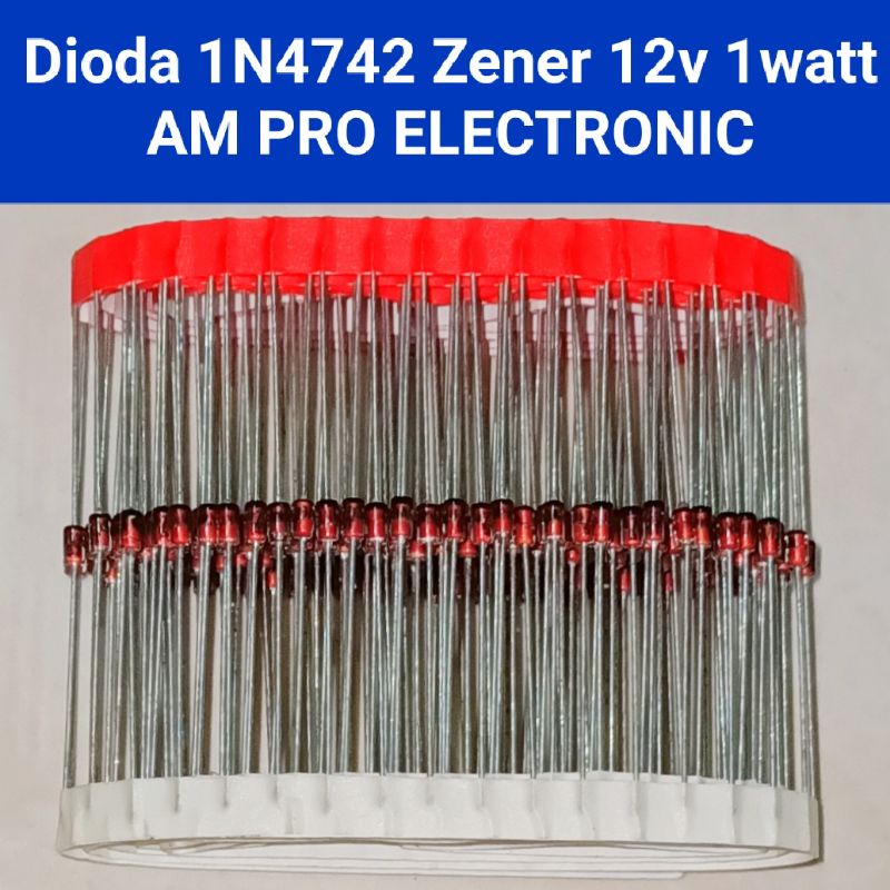 Jual Dioda Zener 12V 1Watt Diode 1N4742A 12 v 1 Watt | Shopee Indonesia