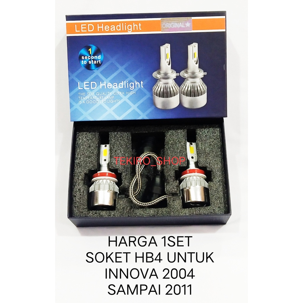 Jual BOHLAM FOGLAMP INNOVA INOVA HB4 1 SET LED PUTIH 2004 2005 2006 ...