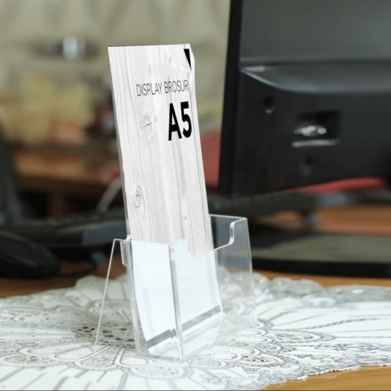 Jual Display brosur A5-Akrilik brosur | Shopee Indonesia