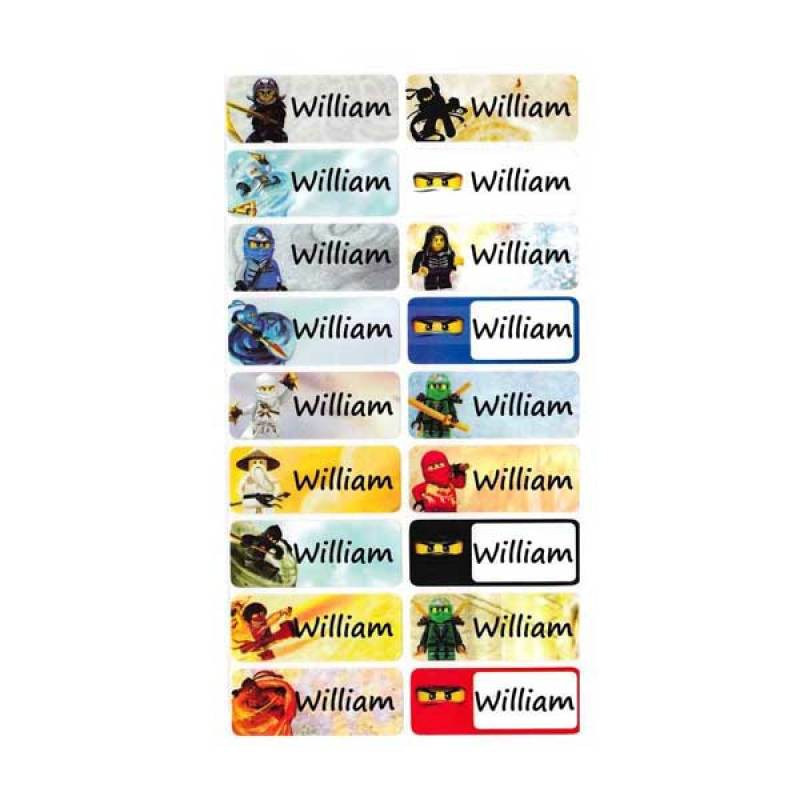 Jual Ninjago Label nama sticker label name waterproof | Shopee Indonesia