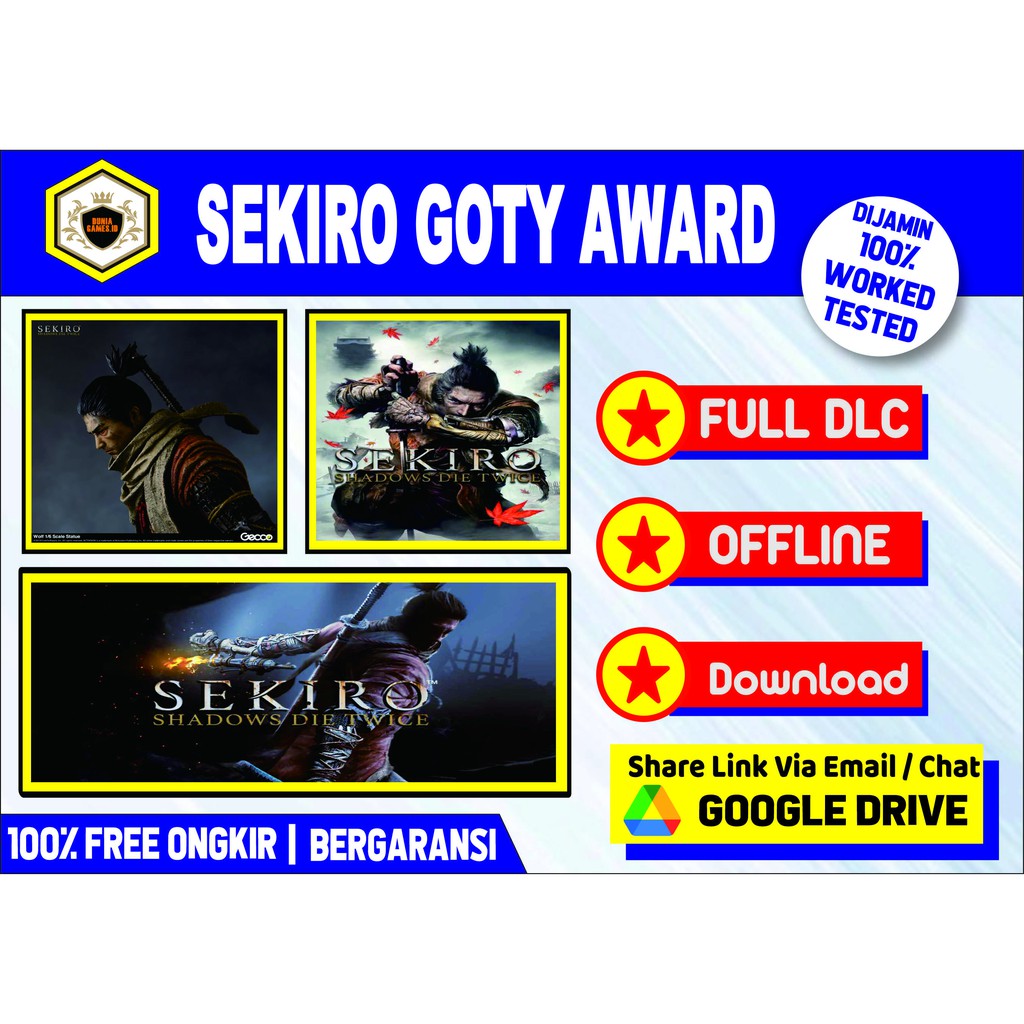 Jual Sekiro Shadows Die Twice GOTY Edition V1.05 + DLC PC TERBARU | Shopee Indonesia