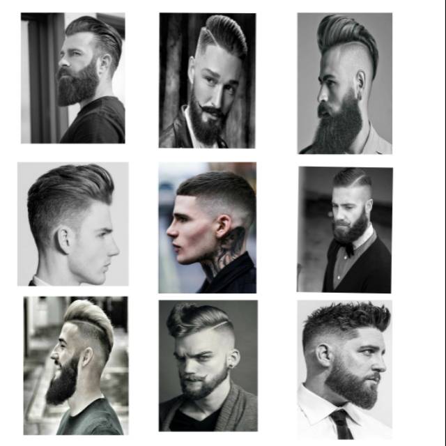 Jual Poster Model Rambut Barbershop Vintage uk a3+ | Shopee Indonesia