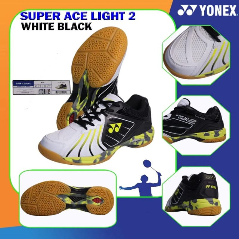 Jual SEPATU YONEX SUPER ACE LIGHT 2 NEW TERBARU ORI BADMINTON | Shopee ...