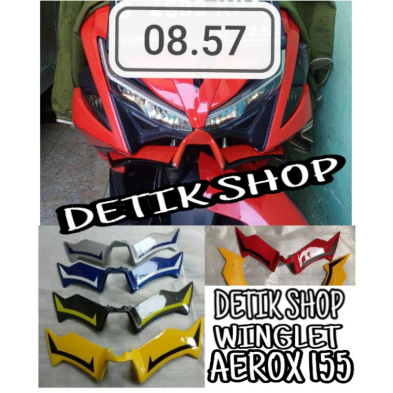 Jual WINGLET YAMAHA AEROX 155 WINGLET AEROX | Shopee Indonesia