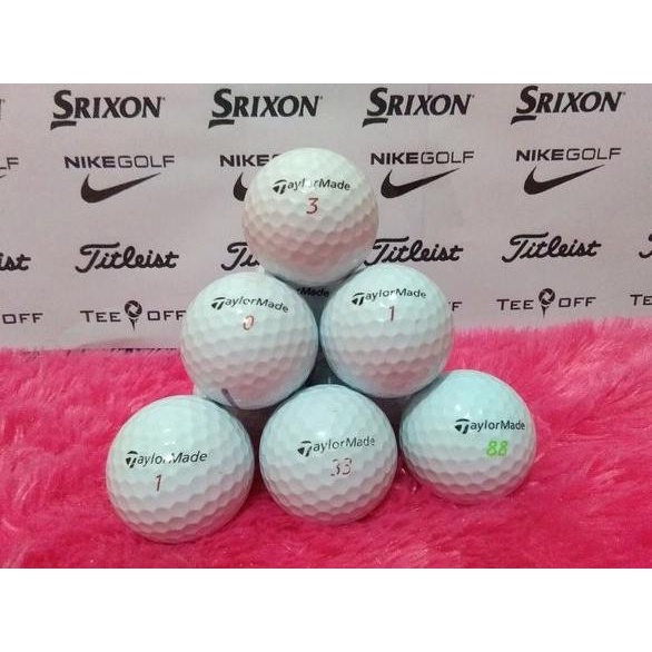 Jual VIRAL!!! Ready Bola Golf Taylormade 12 pcs used golf ball | Shopee ...