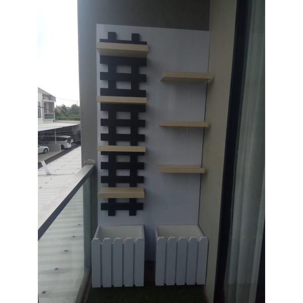 Jual balkon minimalis / rak bunga finishing HPL P9p x L30 x T200 ...