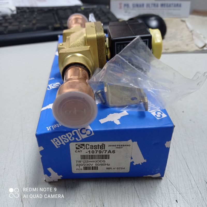 Jual Solenoid valve castel 7/8" Las | Shopee Indonesia