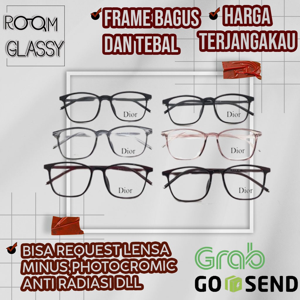 Jual frame kacamata pria wanita bifocal kryptok MC BERKUALITAS 059 ...