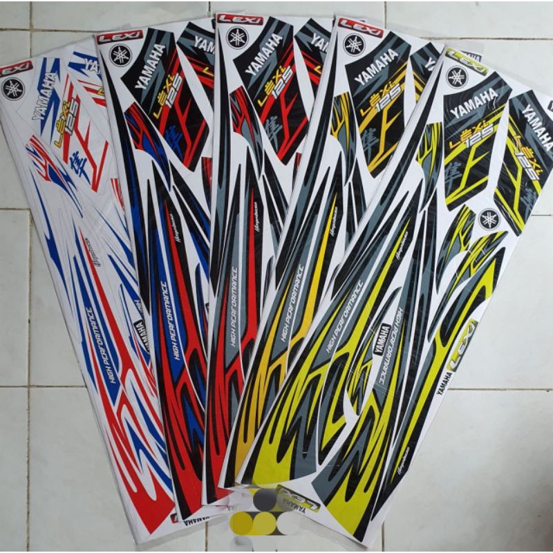 Jual Striping Lis Sticker Motor Variasi Yamaha LEXI 125 TRIBAL | Shopee ...