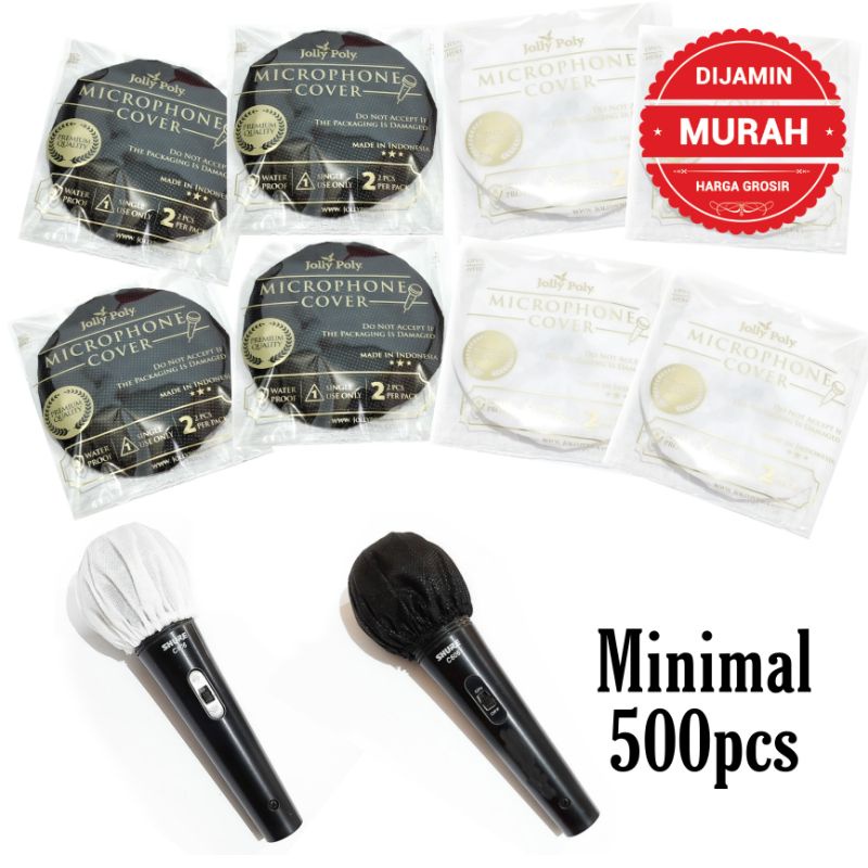 Jual Sarung mic murah jolly poly - cover microphone disposable mikrofon ...