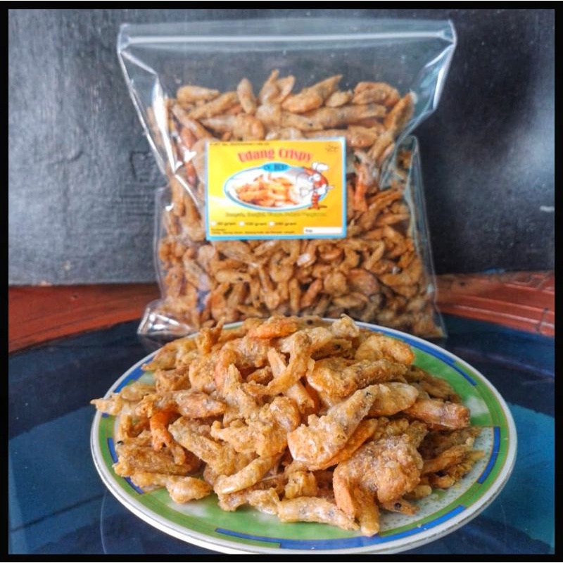 Jual Udang crispy 250gr Udang goreng alami tanpa pengawet | Shopee ...