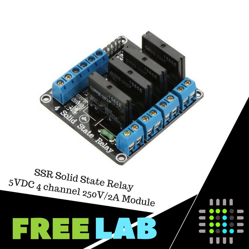 Jual SSR Solid State Relay Module 4 Channel 5V DC untuk Arduino ...