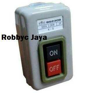 Jual Push Button On Off 3P 15A 500V 2,2KW BS216B | Shopee Indonesia