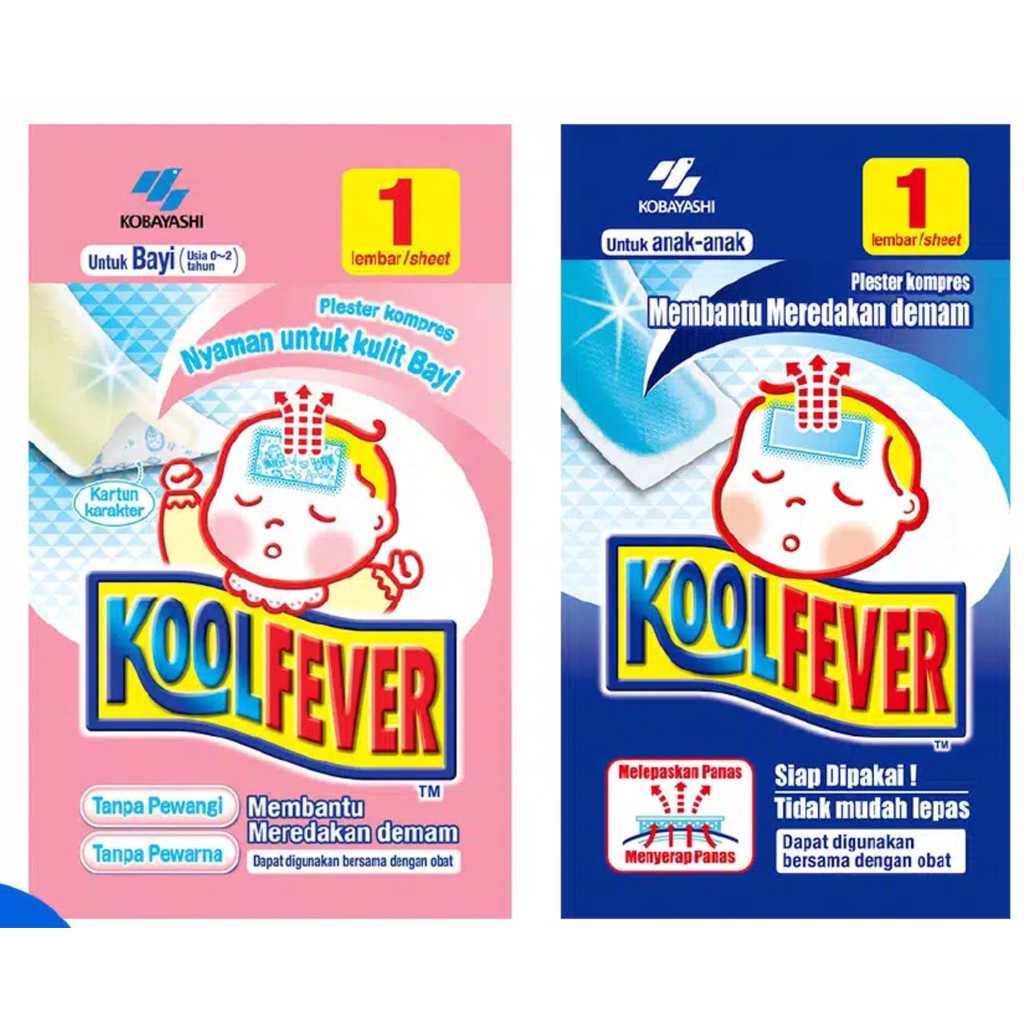 Jual LESTARI BABY - KOOL FEVER BABY & KIDS Plester kompres meredakan ...