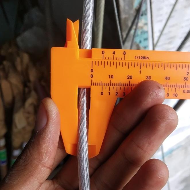 Jual Tali Sling Kawat Seling 6 Mm Lapis Selang Tali Besi Ulir 10 Meter ...