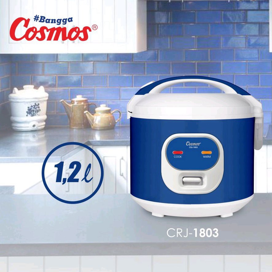Jual Rice Cooker Magic Com Cosmos Kapasitas 1.2 Liter CRJ-1803 ...