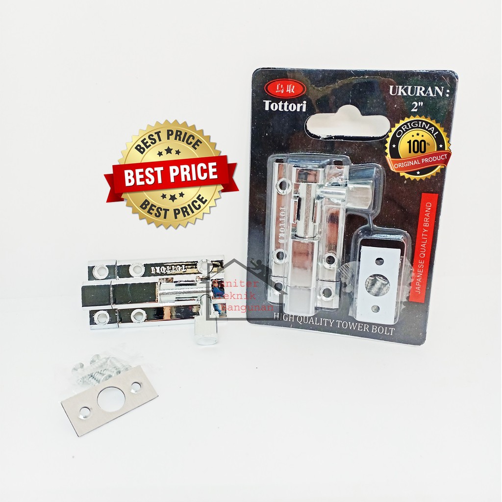 Jual GRENDEL TOTTORI BALOK 2" INCH-GRENDEL ALUMUNIUM-KUNCI SLOT-KUNCI ...