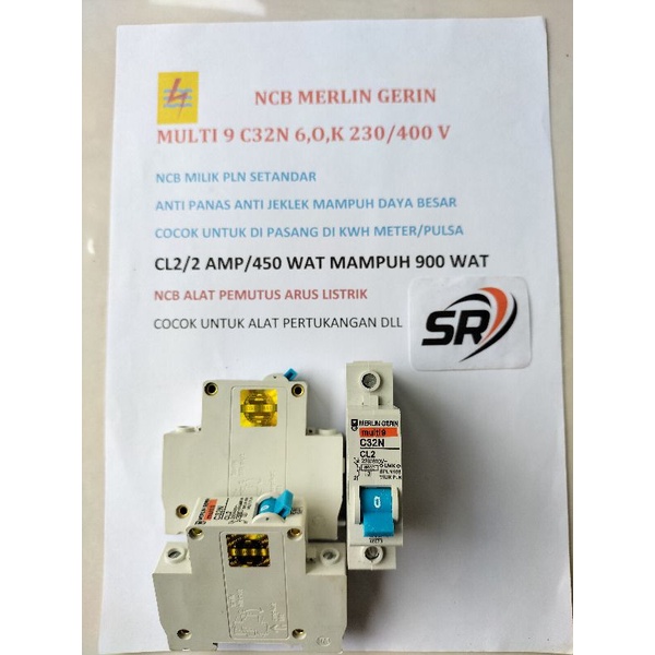 Jual NCB Merlin cl2 standar PLN (harga satuan) anti jeklek mampuh daya ...