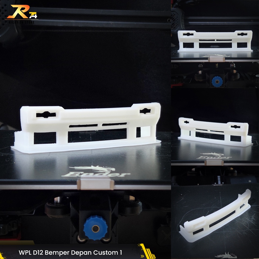 Jual WPL D12 Bemper Depan Custom 1 - Body Part RC Drift 3D Print ...