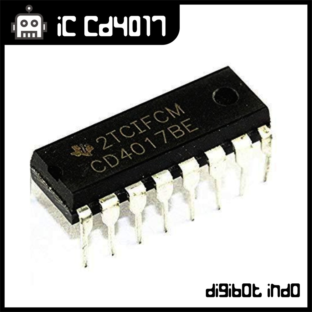 Jual IC CD4017 - CMOS Decade counter | Shopee Indonesia