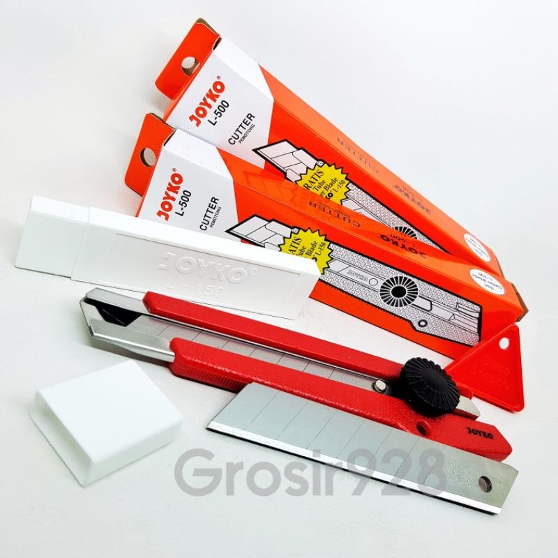 Jual Cutter / Pisau Kater Joyko L500 / L-500 GRATIS 1 Tube Cutter Joyko ...