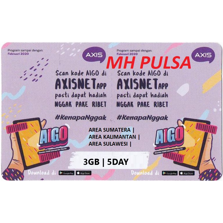 Jual VC AXIS 5/5D (2N+1L) | Shopee Indonesia