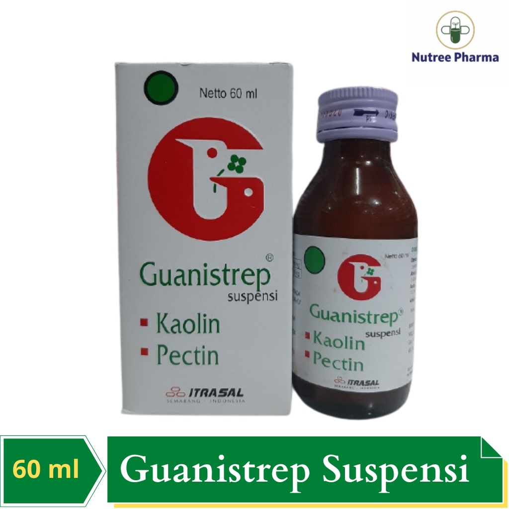 Jual ⚡MURAH & DIJAMIN ORI⚡ NEW GUANISTREP SYRUP 60 ML | OBAT PENCERNAAN ...