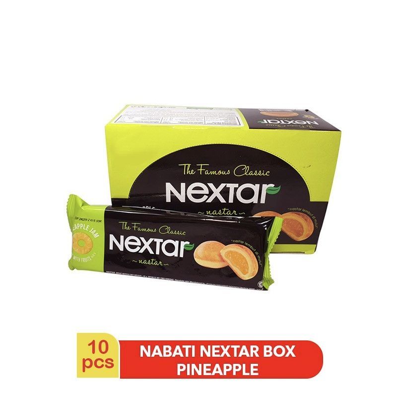 Jual Nabati Nanas Nextar Cookies - 1 pak isi 10 pcs | Shopee Indonesia