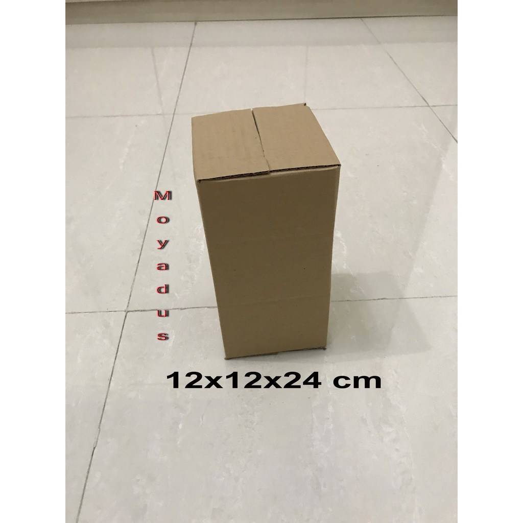Jual kardus/karton/box,uk.12x12x24 cm untuk packing (MP) | Shopee Indonesia