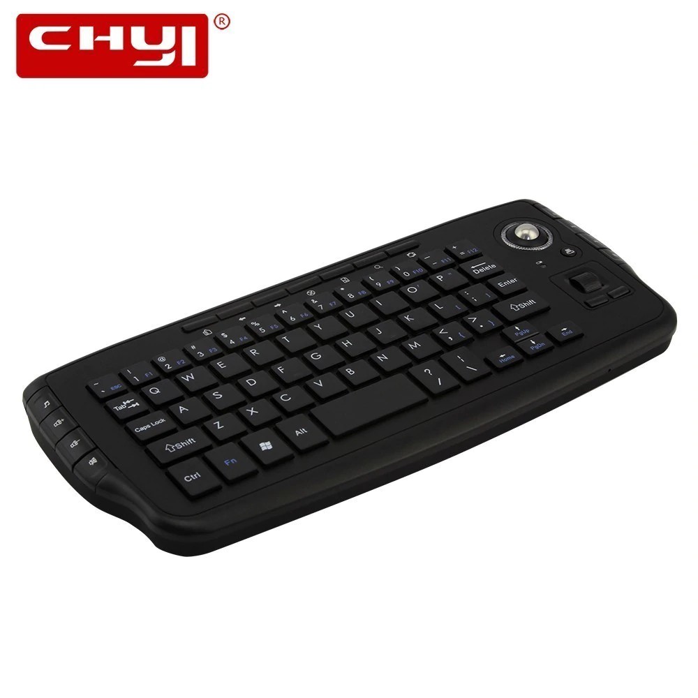 Jual Best IMPORT CHYI Mini 2.4G Wireless Keyboard Trackball Mice ...