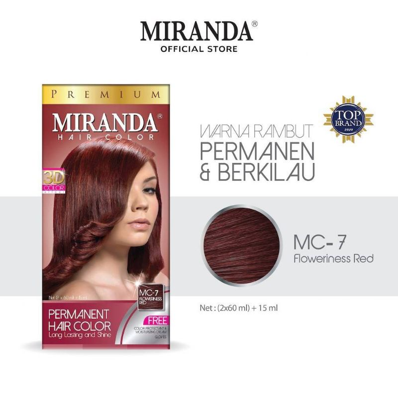 Jual Miranda Semir 30ML pewarna rambut miranda | Shopee Indonesia