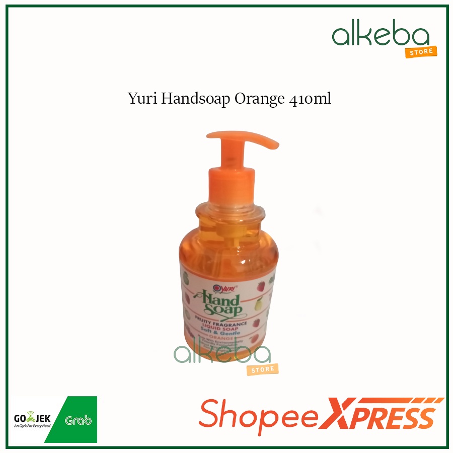 Jual Yuri Handsoap / Sabun Cuci Tangan Aroma Apple 410 ml Botol Pump | Shopee Indonesia