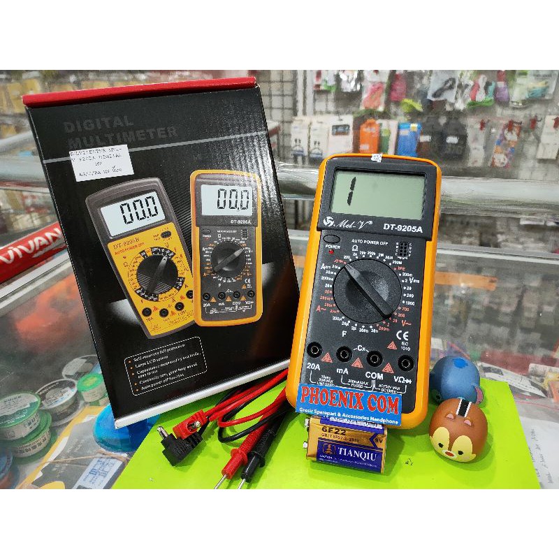 Jual MULTITESTER 9205A+ DIGITAL MV MULTITESTER ANALOG DIGITAL ...