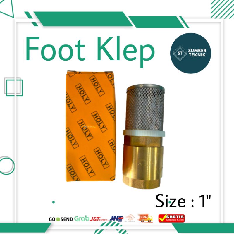 Jual Foot Klep / Foot Valve / Tusen Klep Kuningan 1 / Foot Klep HOLY 1 ...