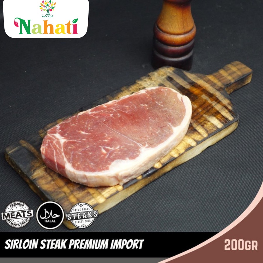 Jual Sirloin Steak Import Beef Steak Empuk Juicy 200gr | Shopee Indonesia
