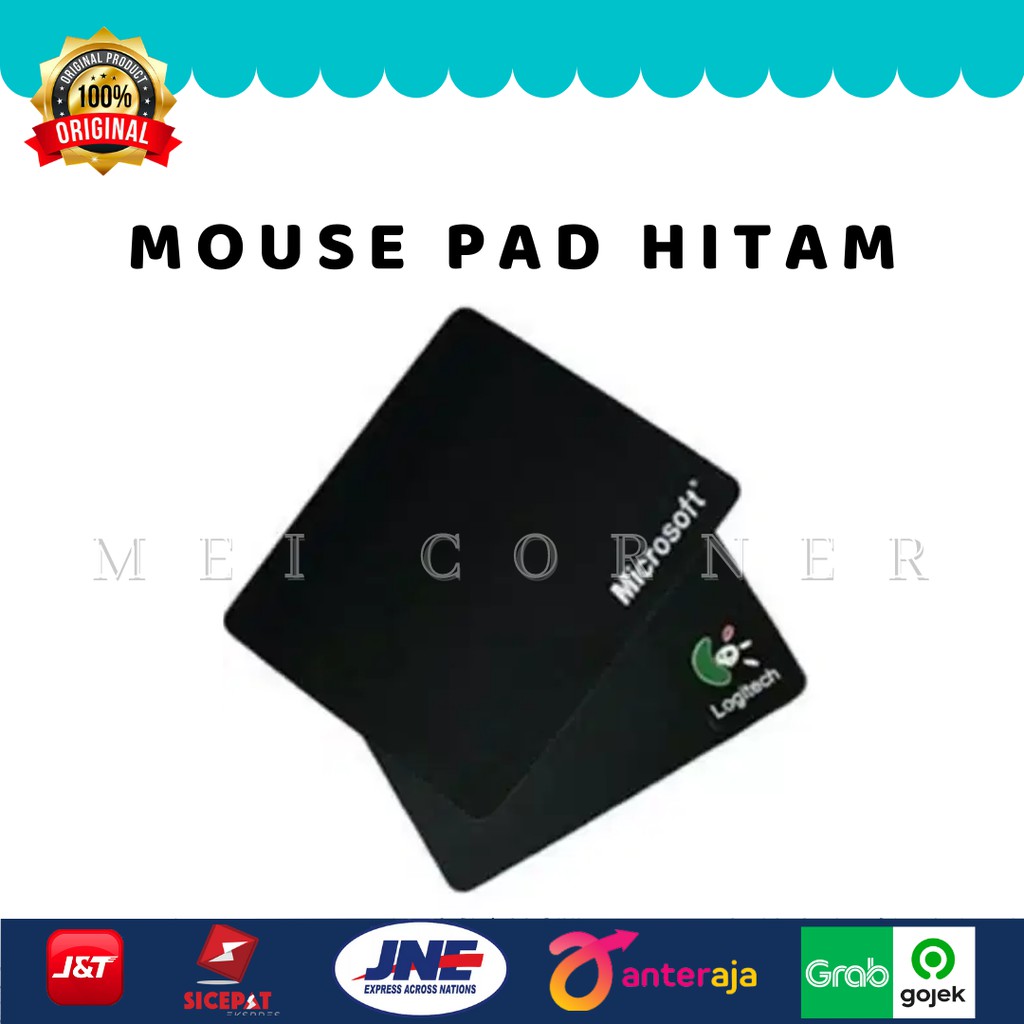 Jual MOUSE PAD HITAM (MC) | Shopee Indonesia