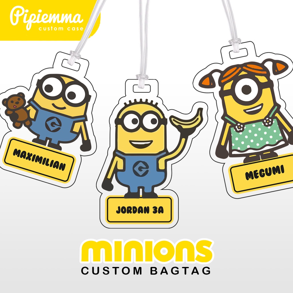 Jual Bagtag Minion Gantungan Tas Anak Custom Lucu | Shopee Indonesia