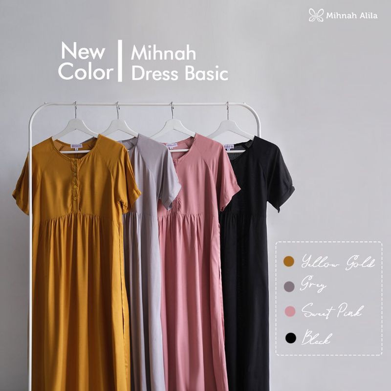 Jual Daster katun rayon/mihnah dress basic Hijab Alila | Shopee Indonesia